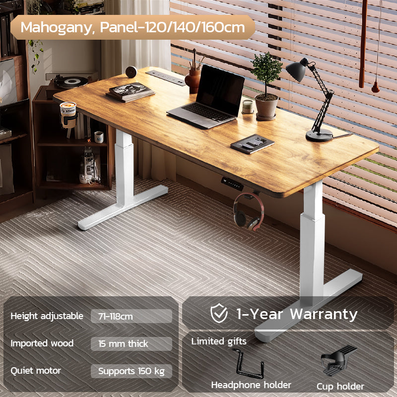 Xpanse Southeast Asian Walnut Electric Office Table – Xpanse Official Store