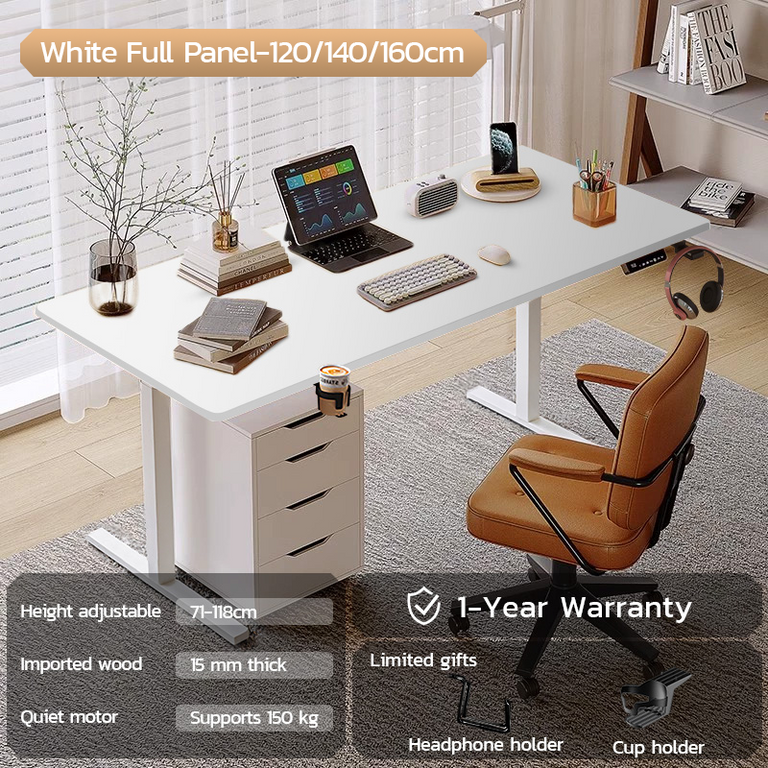 Xpanse Southeast Asian Walnut Electric Office Table – Xpanse Official Store