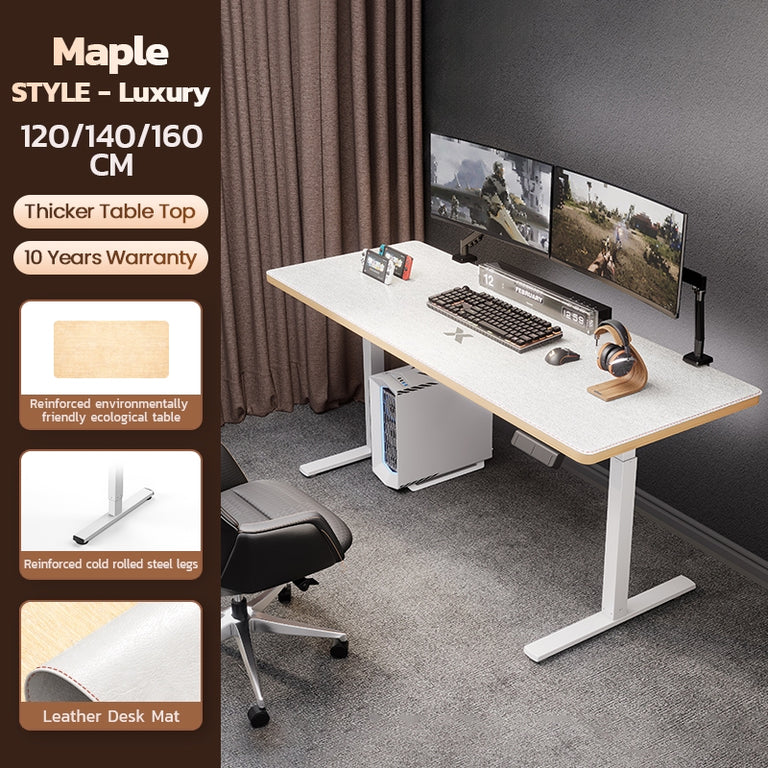 Xpanse Southeast Asian Walnut Electric Office Table – Xpanse Official Store